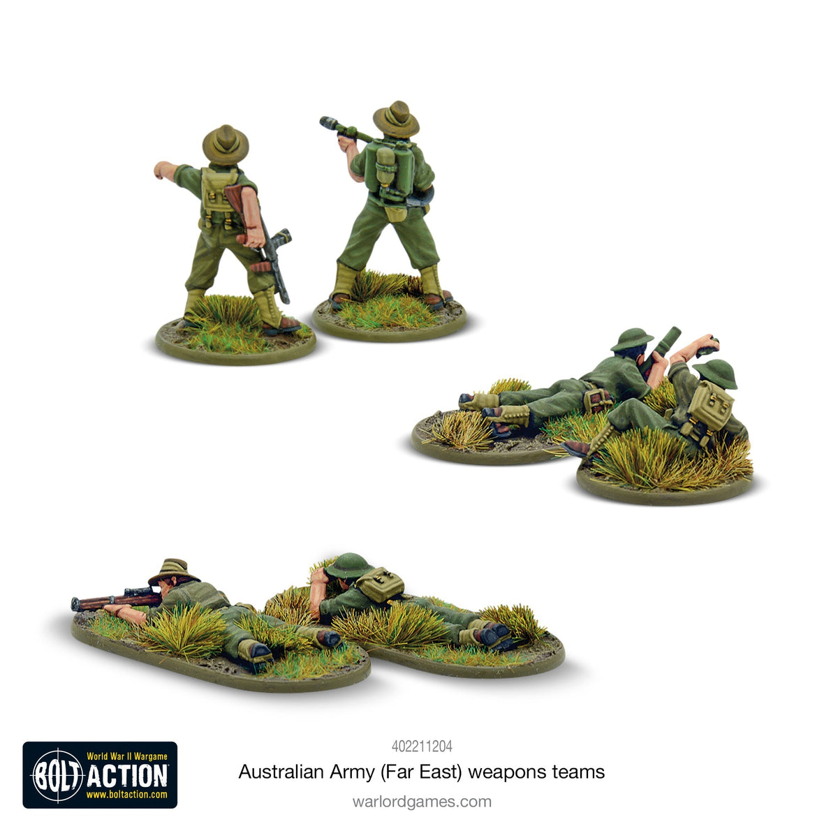 BOLT ACTION : AUSTRALIAN ARMY WEAPONS TEAMS (FAR EAST) | Khaki and ...