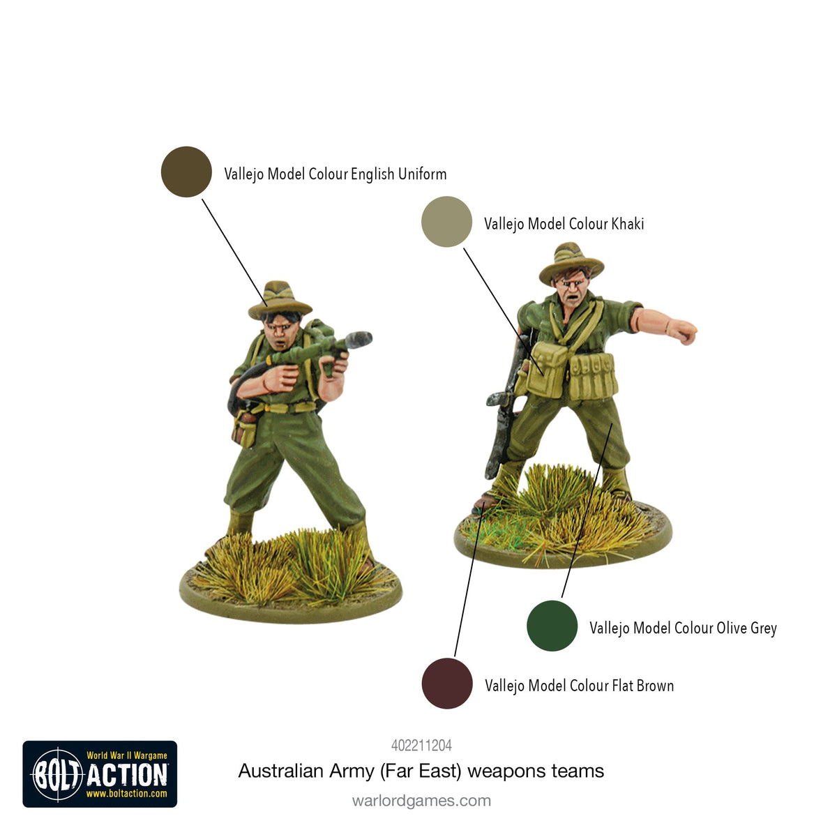 BOLT ACTION : AUSTRALIAN ARMY WEAPONS TEAMS (FAR EAST) | Khaki and ...