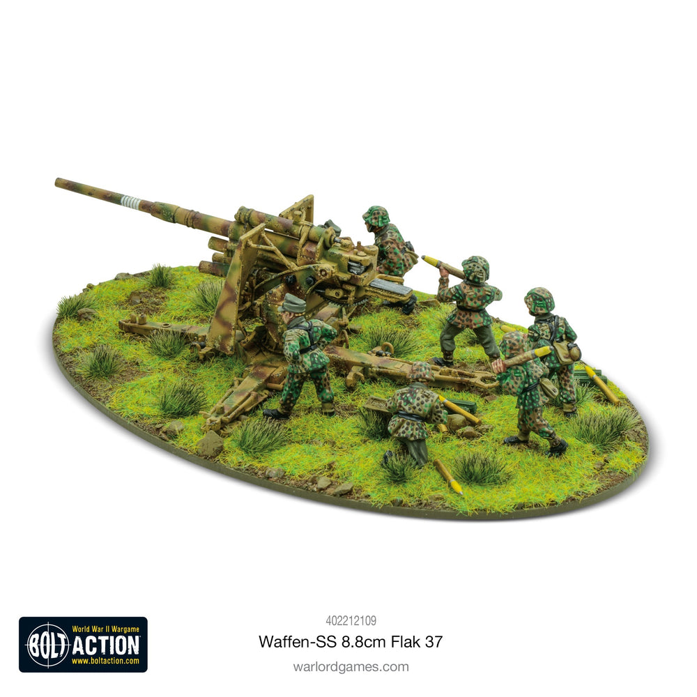 BOLT ACTION - WAFFEN-SS 8.8CM FLAK 37 ANTI-TANK GUN | Khaki and Green Books