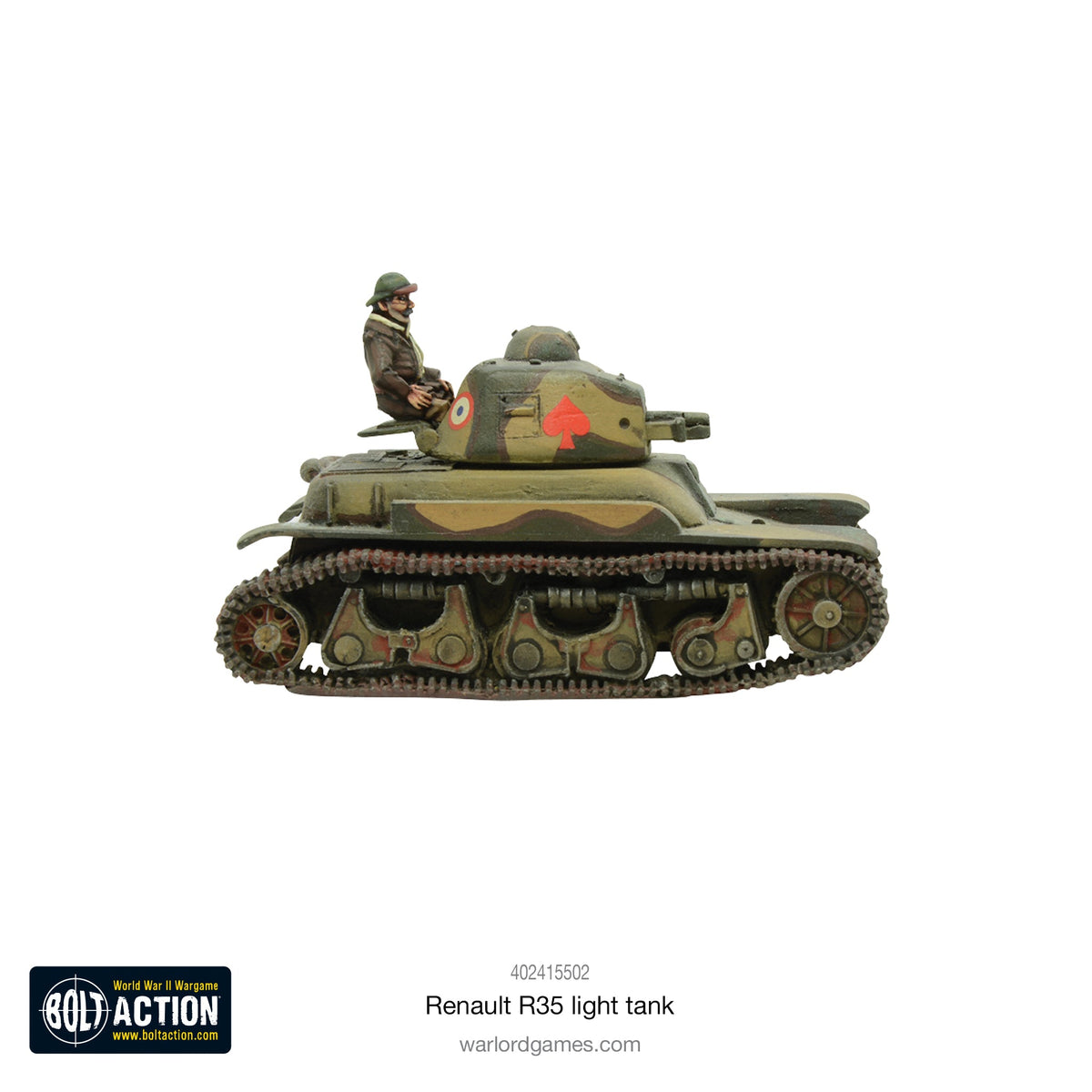 BOLT ACTION : RENAULT R35 LIGHT TANK | Khaki and Green Books