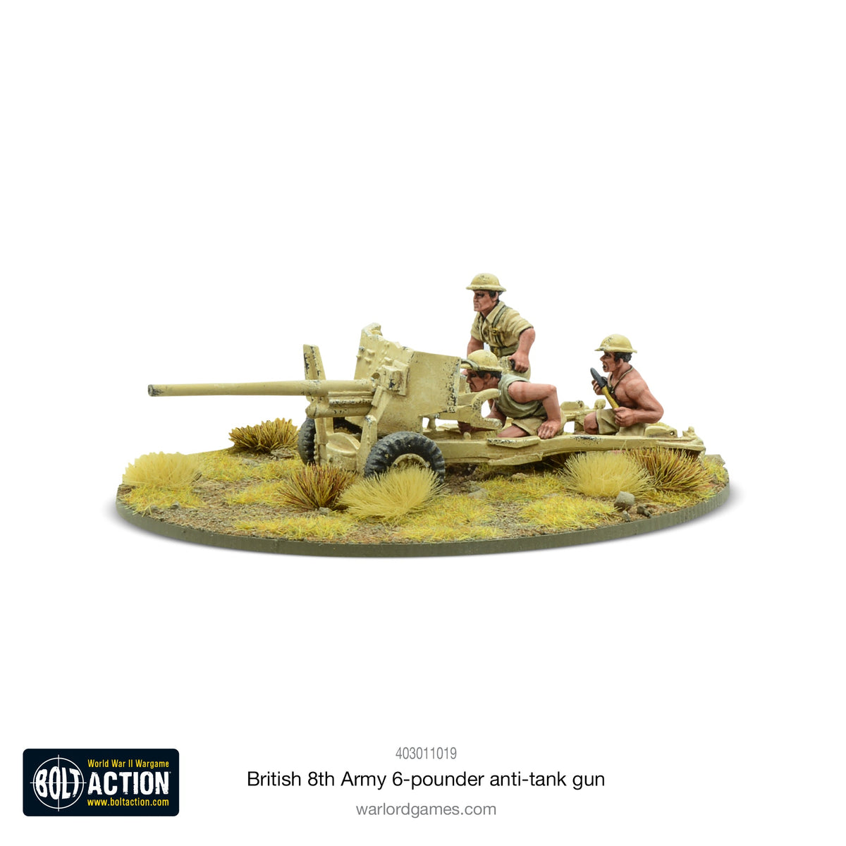 BOLT ACTION : 8TH ARMY 6 POUNDER ANTI-TANK GUN | Khaki and Green Books