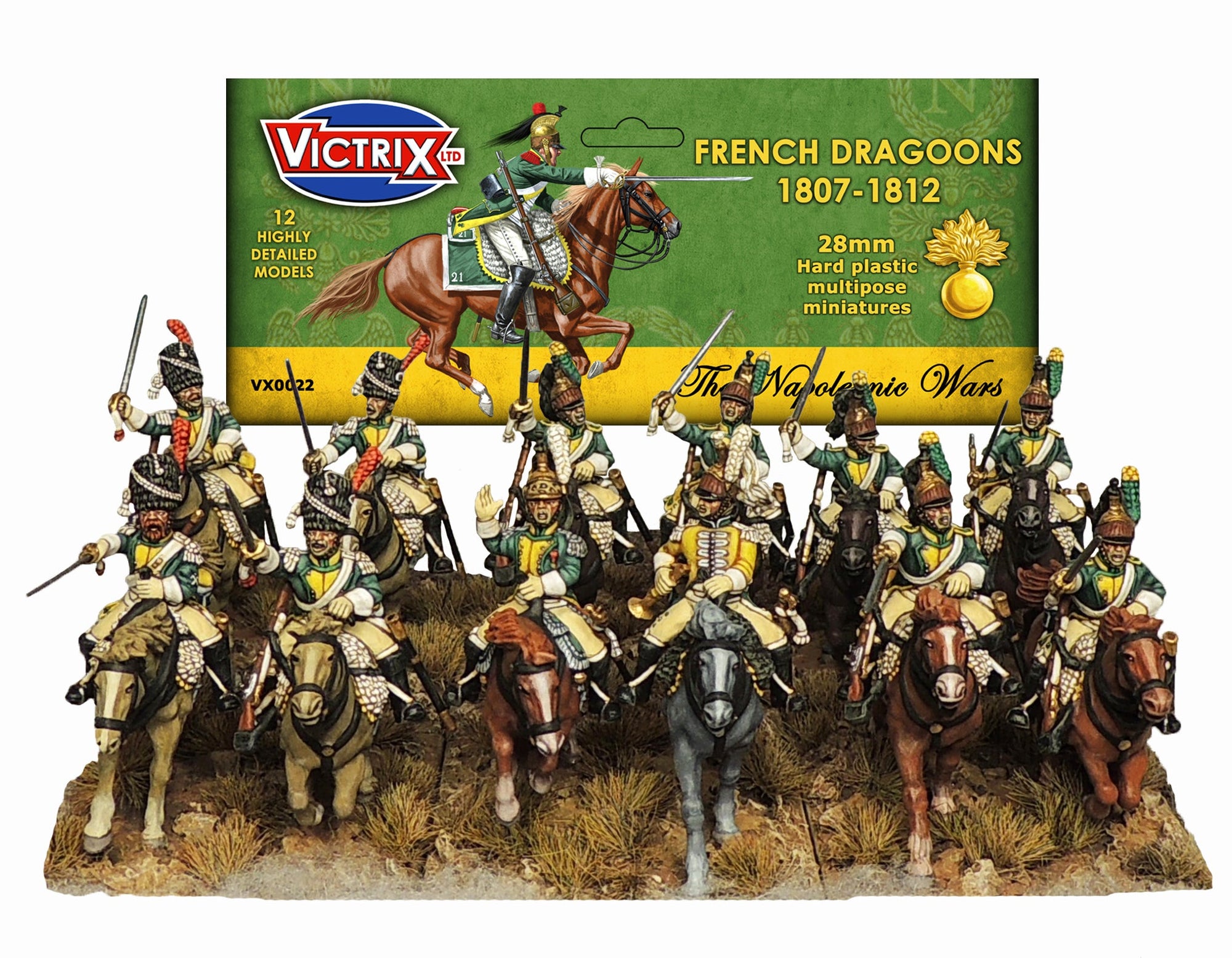 VICTRIX MINIATURES - VX0022 FRENCH NAPOLEONIC DRAGOONS | Khaki and ...