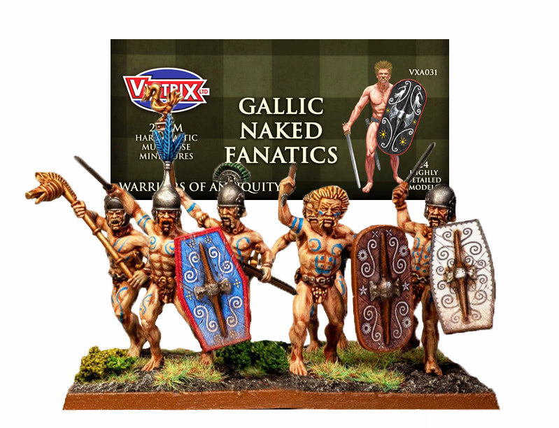 VICTRIX MINIATURES - GALLIC NAKED FANATICS | Khaki and Green Books