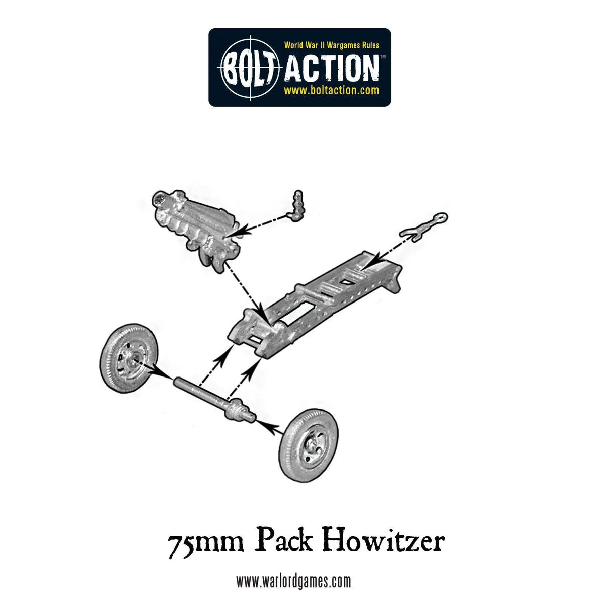 BOLT ACTION : US AIRBORNE 75MM PACK HOWITZER LIGHT ARTILLERY (1944-45 ...