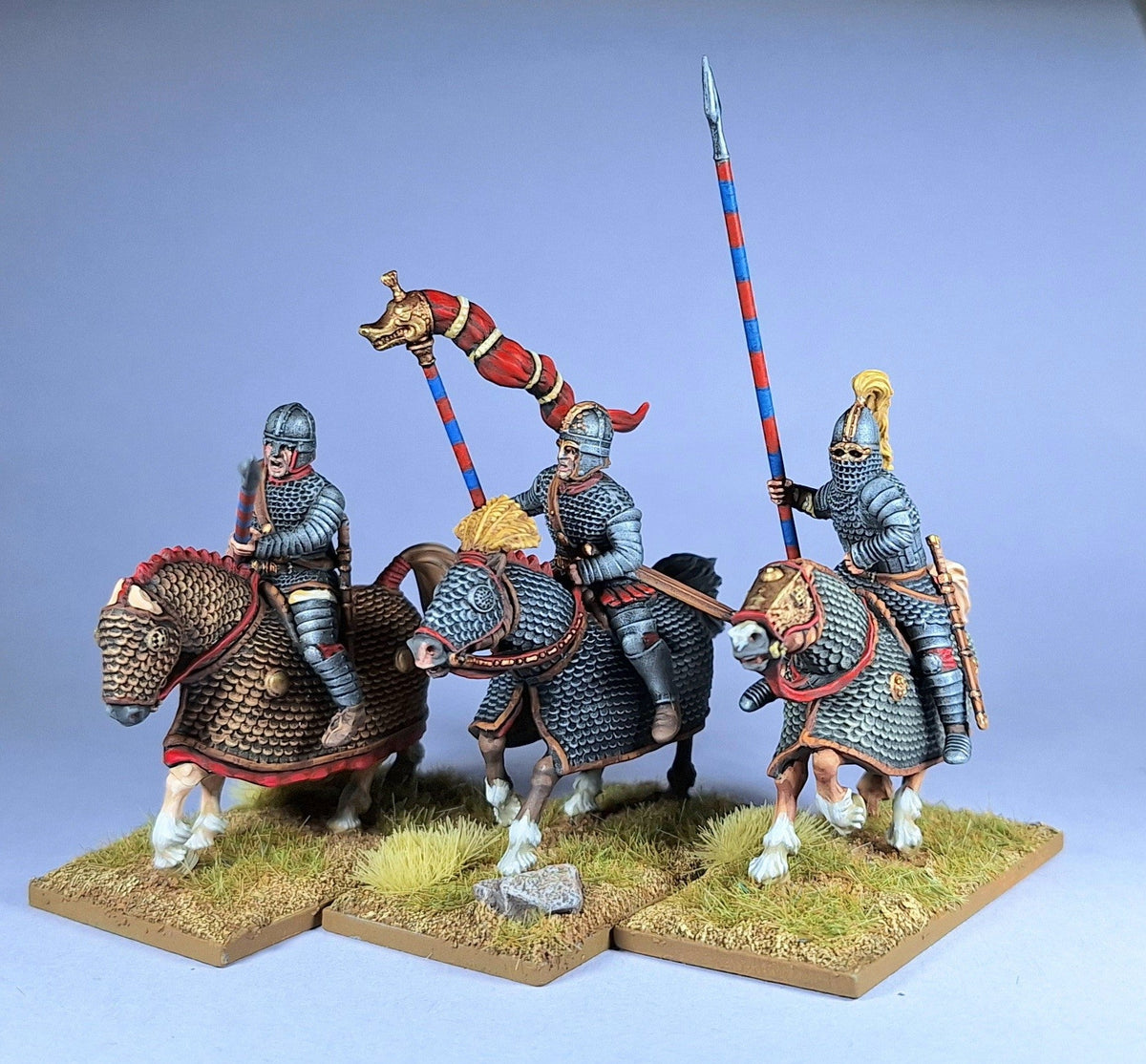 VICTRIX MINIATURES - VXDA015 LATE ROMAN CATAPHRACTS | Khaki and Green Books
