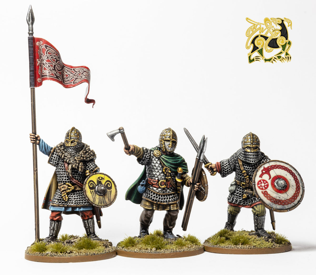 VICTRIX MINIATURES - VXDA017 EARLY SAXON ARMOURED WARRIORS | Khaki and ...