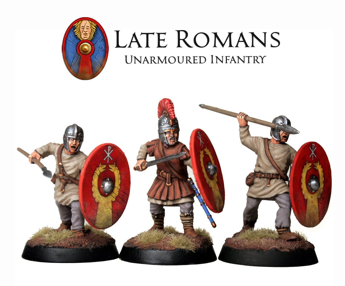 VICTRIX MINIATURES - VXDA008 LATE ROMAN UNARMOURED INFANTRY | Khaki and ...